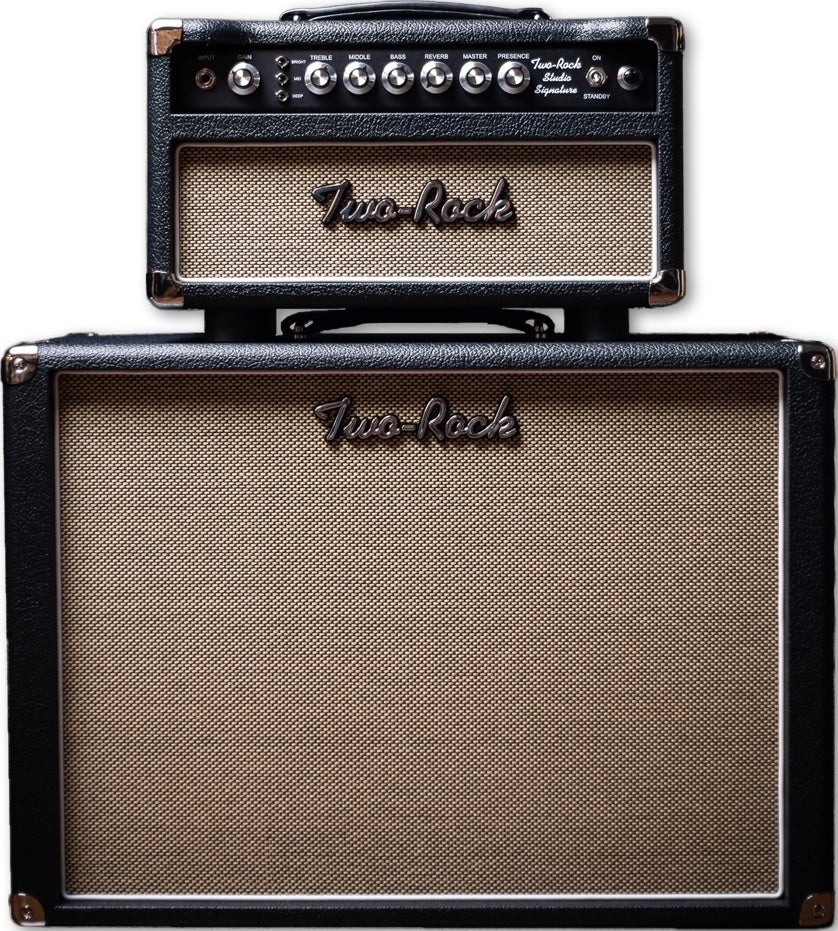 Two Rock Studio Signature w/1x12 Closed Back Cab - Black Suede w/Cane ...